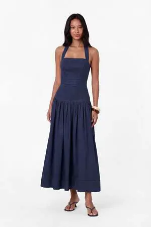 NICHOLAS Vivianne Dress - Midnight