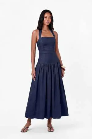 NICHOLAS Vivianne Dress - Midnight