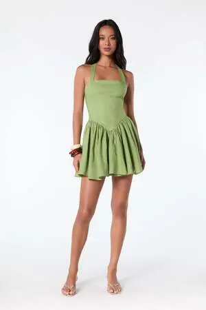 NICHOLAS Amalie Mini Dress - Cactus