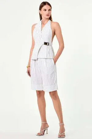 NICHOLAS Belinda Short Stripe - Ivory