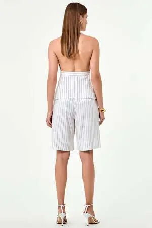 NICHOLAS Belinda Short Stripe - Ivory