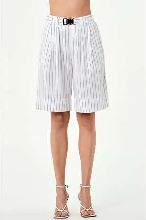 NICHOLAS Belinda Short Stripe - Ivory