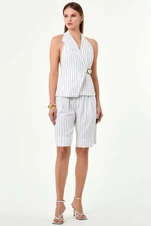 NICHOLAS Belinda Short Stripe - Ivory