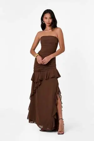 NICHOLAS Viola Dress - Mocha