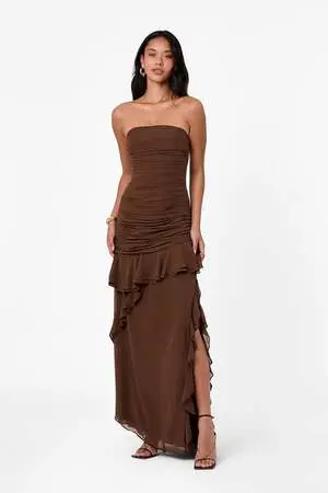 NICHOLAS Viola Dress - Mocha