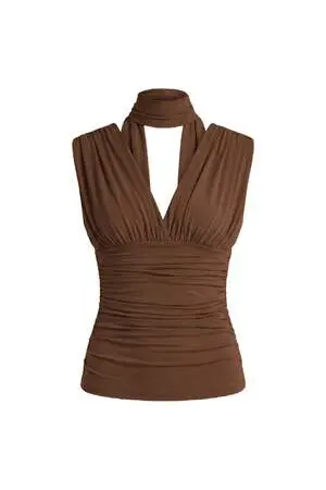 NICHOLAS Karis Top - Mocha