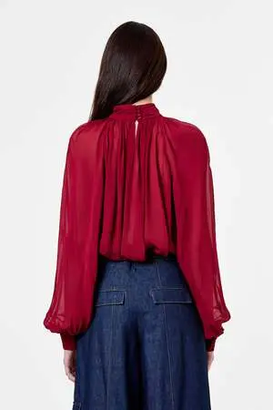 NICHOLAS Solene Top - Plum