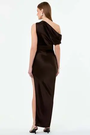 NICHOLAS The Eartha Dress By - Cacao