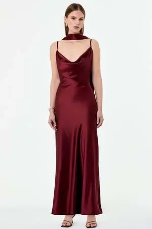 NICHOLAS Geneva Maxi Dress - Plum