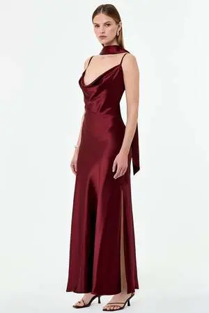 NICHOLAS Geneva Maxi Dress - Plum