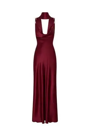 NICHOLAS Geneva Maxi Dress - Plum