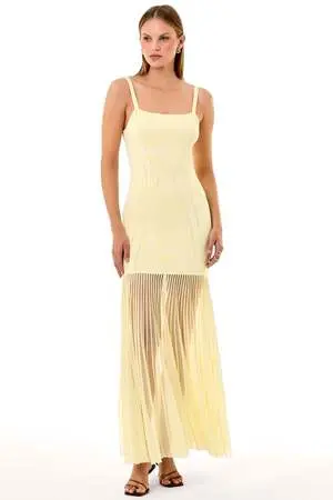 NICHOLAS Lyra Dress - Butter