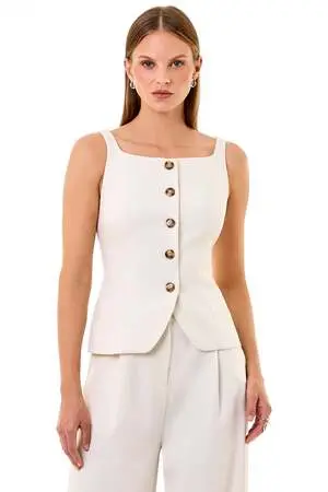 NICHOLAS Sabina Top - Ivory