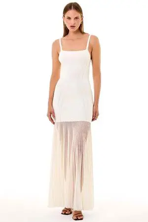 NICHOLAS Lyra Maxi Dress - Ivory