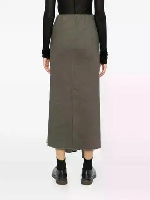 UMA WANG Draped Midi Skirt