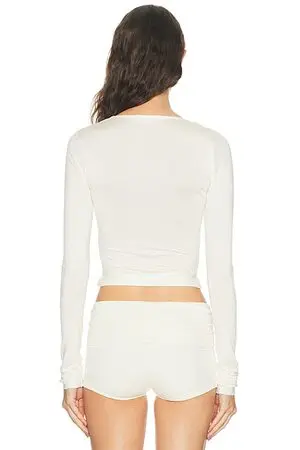 Eterne Wrap Top - Ivory