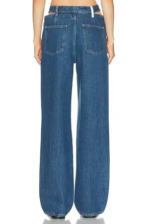JIL SANDER Straight Leg Denim Trousers