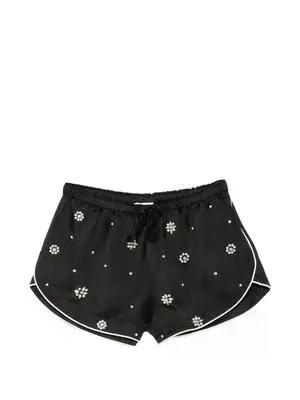 Sandro Embellished Shorts - Black