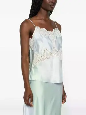 Sandro Lace-trim Sleeveless Top