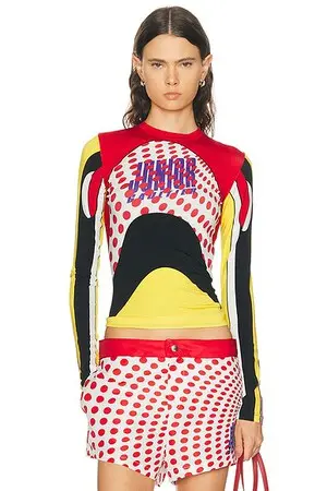 JEAN PAUL GAULTIER Long Sleeve Knit Top