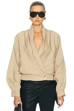 DARKPARK Franca Light Cotton Bomber Jacket