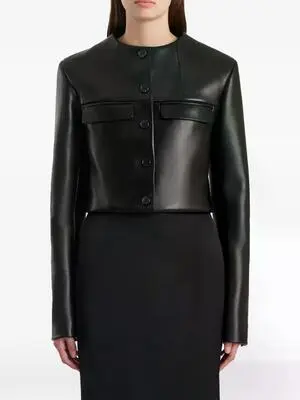 Khaite Lambskin Leather Jacket
