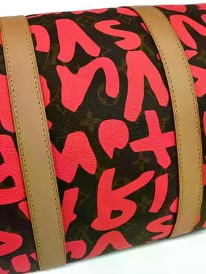 LOUIS VUITTON Monogram Graffiti Keepall 50 Duffle Bag