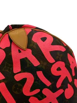 LOUIS VUITTON Monogram Graffiti Keepall 50 Duffle Bag