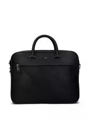 BOSS Monogram Briefcase - Black