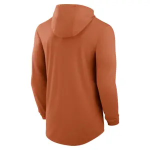 Nike Texas Primetime Arch Dri-fit College Long-sleeve Hooded T-shirt - Orange