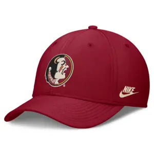 Nike Florida State Legacy Rise Vintage Dri-fit College Baseball Cap - Red