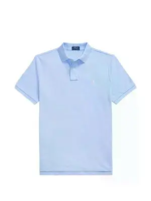 Polo Ralph Lauren Pony Embroidered Mesh Polo Shirt - Blue