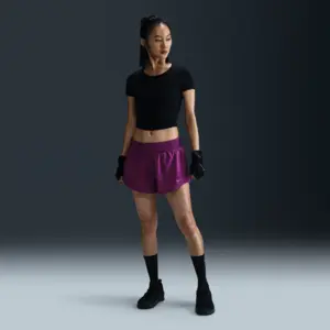 Nike Dri-fit Mid-rise 3" Brief-lined Shorts