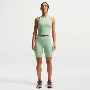 Nike High-waisted 8" Biker Shorts With Pockets