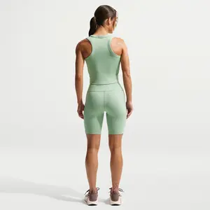 Nike High-waisted 8" Biker Shorts With Pockets