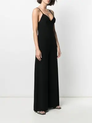 Norma Kamali Long Wide Leg Jumpsuit