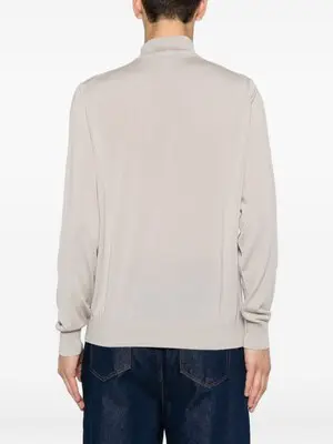 FILIPPO DE LAURENTIIS Zipped High Neck Cardigan
