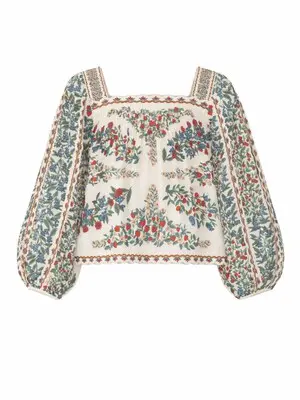 Farm Rio Printed Organic Cotton Shirt