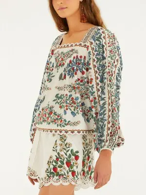 Farm Rio Printed Organic Cotton Shirt