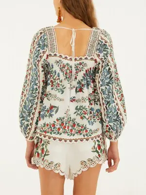 Farm Rio Printed Organic Cotton Shirt