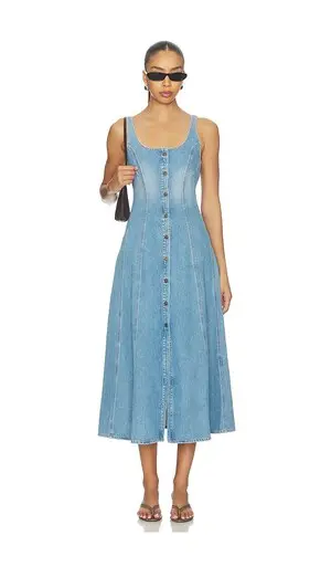 Citizens Of Humanity Noa Seamed Dress - Lapis