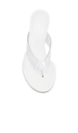 Coperni Lift Flip Flop Wedge Sandal - Clear