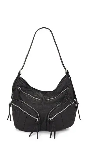 8 Other Reasons Leather Shoulder Bag - Black