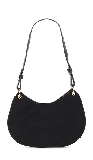 8 Other Reasons Faux Suede Shoulder Bag With Gold-tone Studs