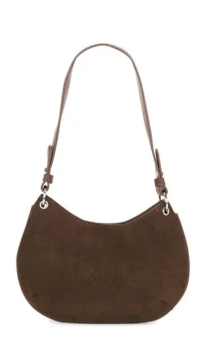 8 Other Reasons Faux Suede Shoulder Bag With Stud Accents And Chain Strap