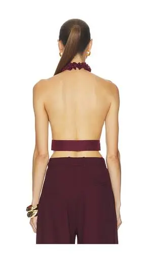 FRANÃ§OISE Medea Halter Neck Blouse