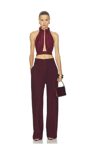 FRANÃ§OISE Medea Halter Neck Blouse