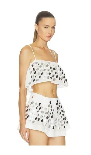 IRO PARIS Embellished Spaghetti Strap Top