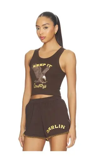 DARLIN Keep It Country Crop Tank