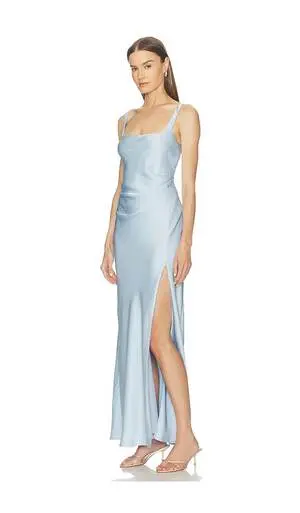 RUNAWAY THE LABEL Esme Maxi Dress - Sky Blue